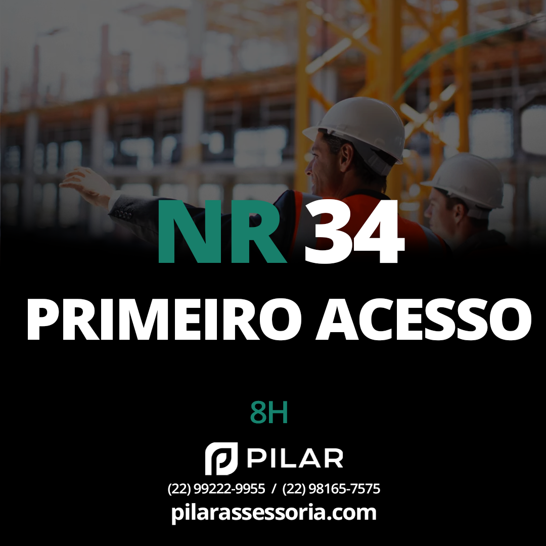 NR 34 - CURSO BÁSICO DE SEGURANÇA PARA TRABALHOS A QUENTE (4.1)